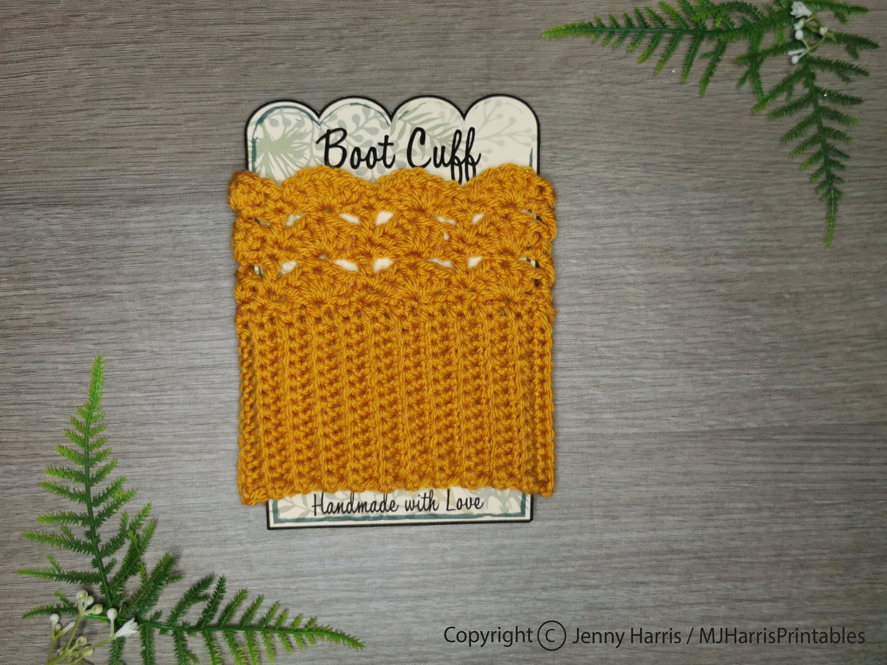 Boot Cuff Label Template Packaging Instant Download PDF - Etsy