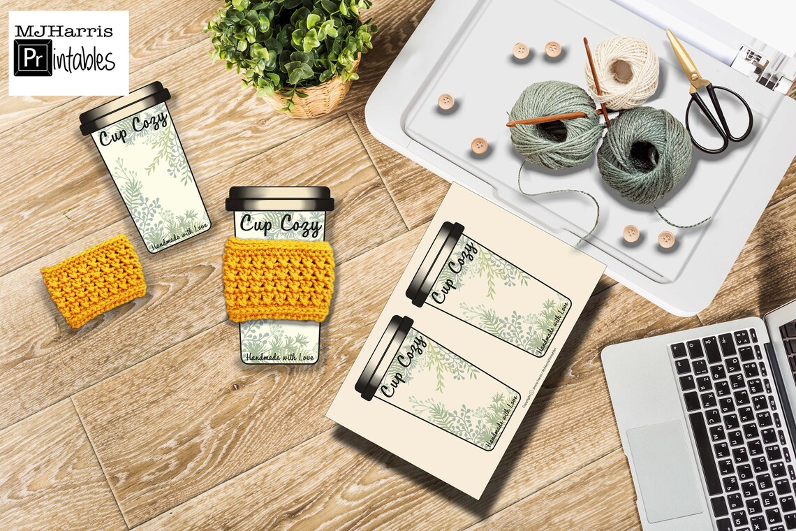 PRINTABLE Cup Cozy Template Insert PDF Instant Download for - Etsy
