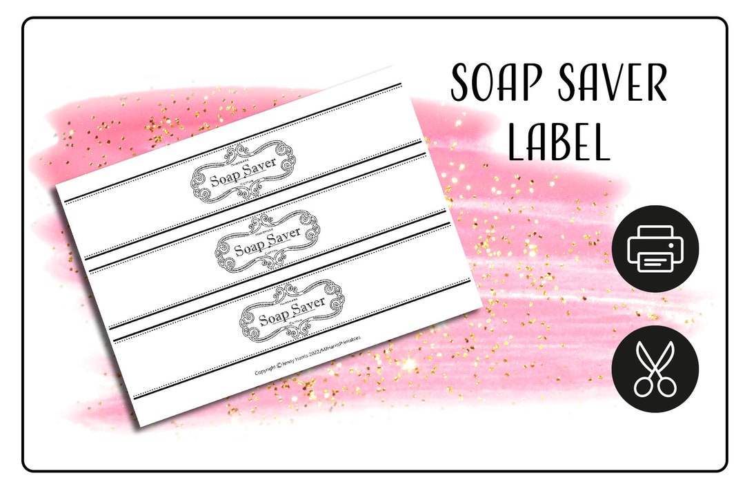 Soap Saver Printable Labels / Tags / for Handmade Crochet Items ...
