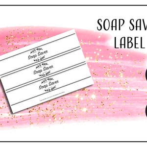Soap Saver Printable Labels / Tags / for Handmade Crochet Items ...