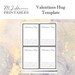 PRINTABLE Hair Clip Display Cards / Template / Tag / Label / PDF to ...