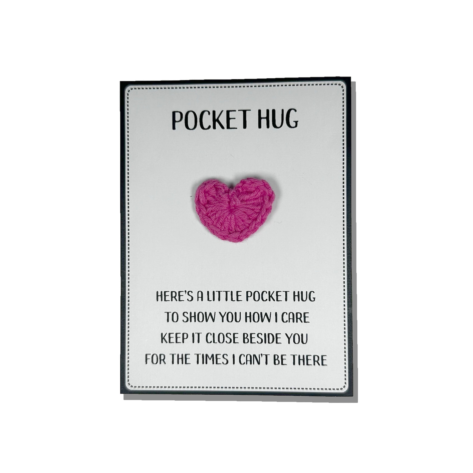PRINTABLE Pocket Hug Crochet Poem Display Card Template Label Tag. PDF ...