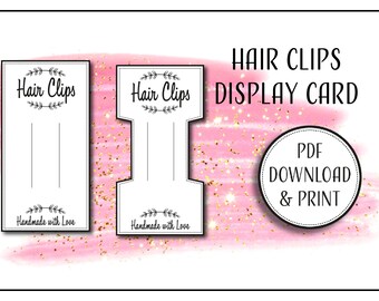 PRINTABLE Clip Display Cards Downloadable PDF. DIY Tags for - Etsy
