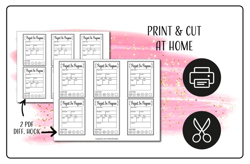 WIP Work in Progress Printable Label. Template PDF for Home - Etsy Canada