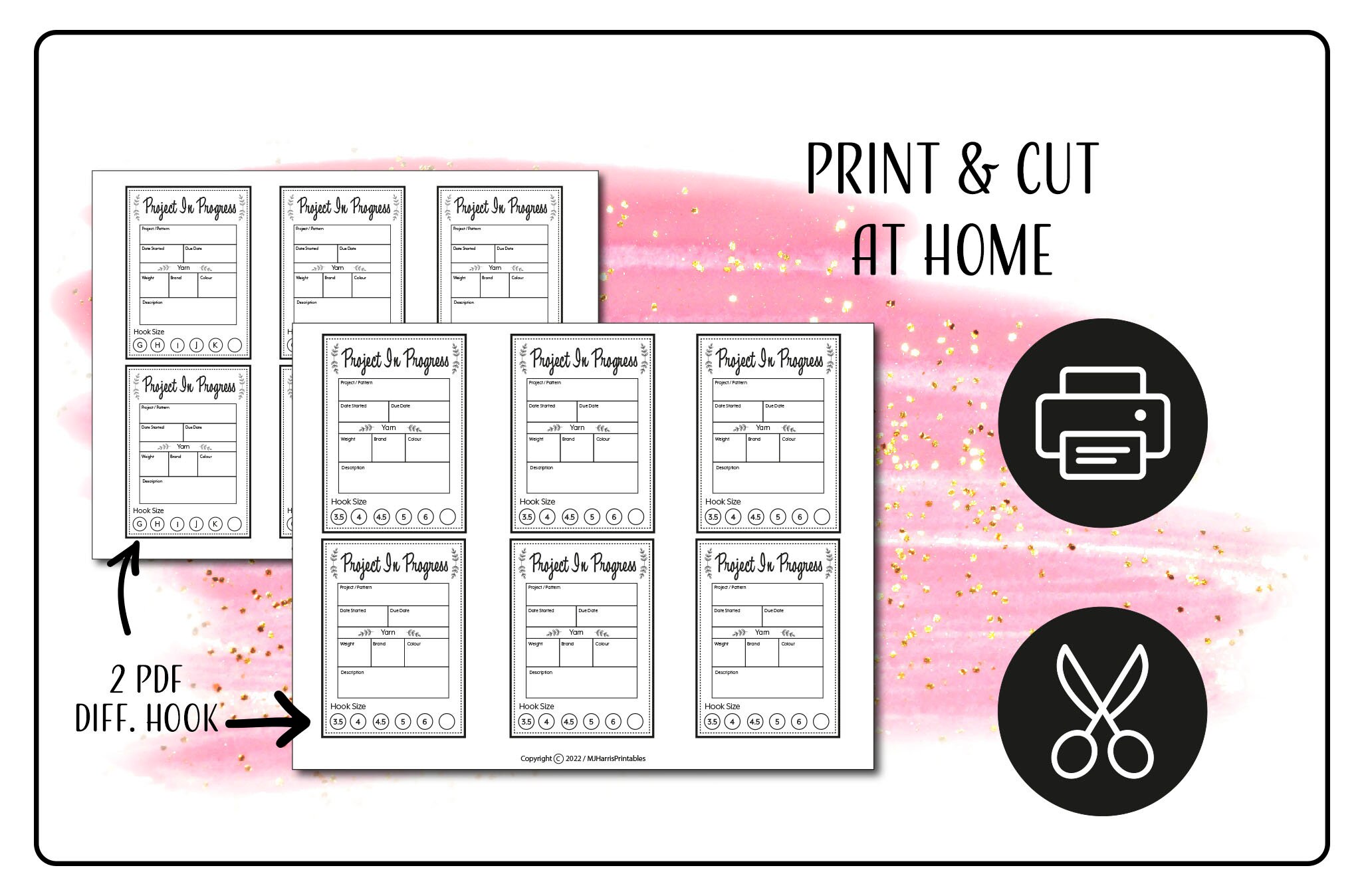 WIP Work in Progress Printable Label. Template PDF for Home - Etsy Canada