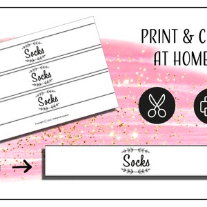 PRINTABLE Socks Labels / Tags / for Handmade Crochet Knitted Socks ...