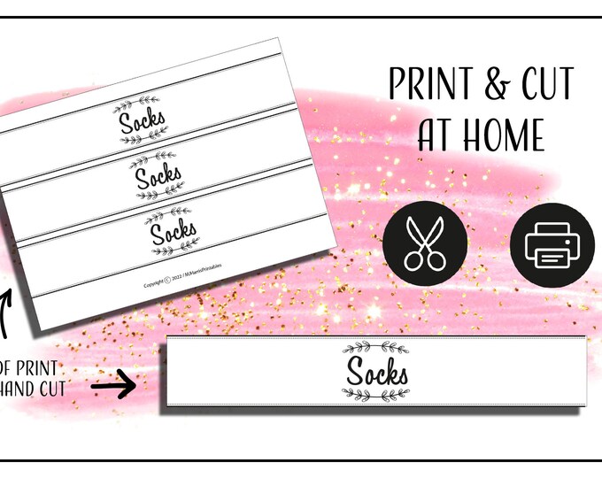 PRINTABLE Socks Labels / Tags / for Handmade Crochet Knitted Socks ...