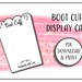 PRINTABLE Boot Cuff Display Card / Template / Print Tag Label - Etsy
