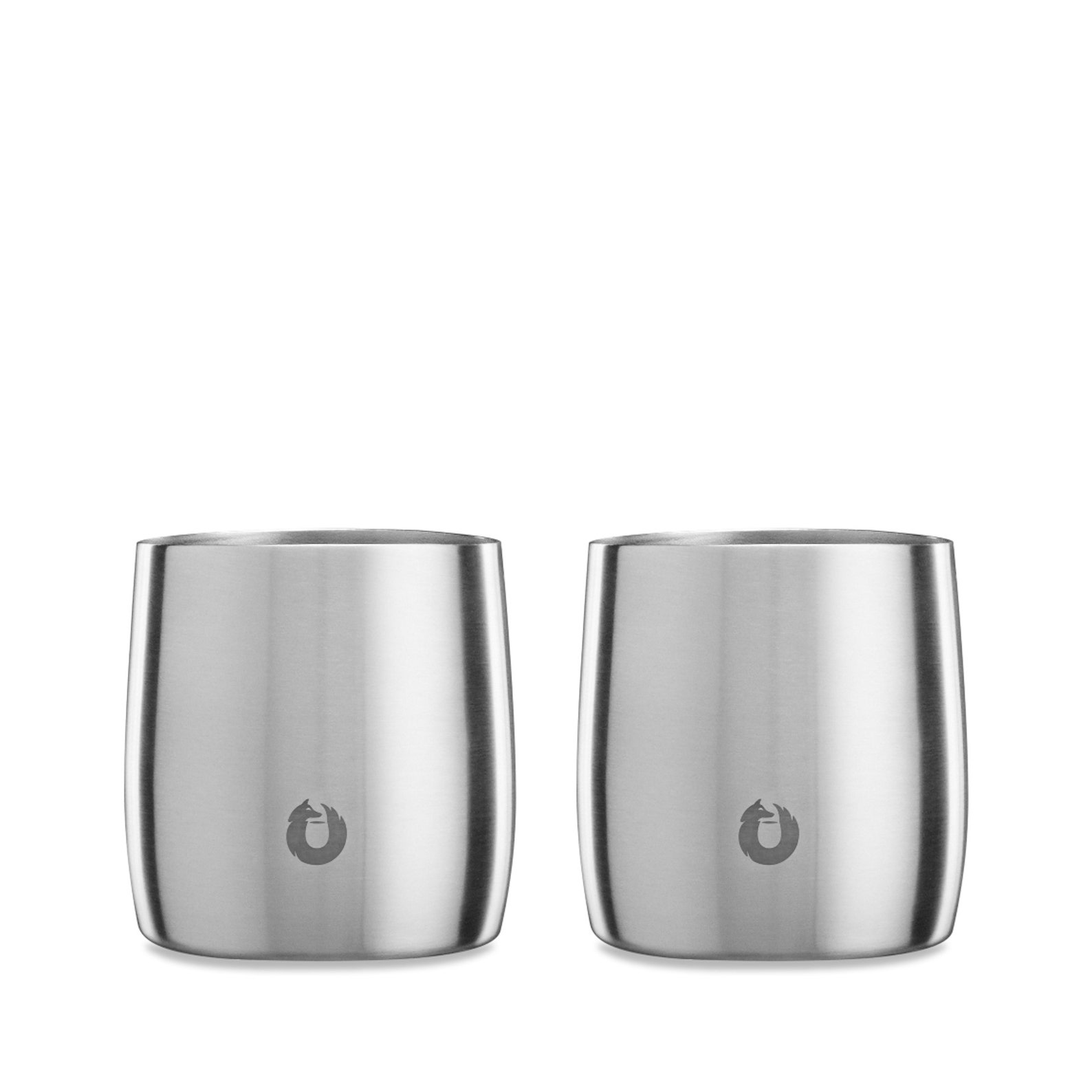 Stainless Steel Rocks Glass, Set of 2 - Etsy