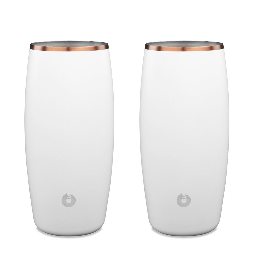 Stainless Steel Beer Glass, Set of 2 - Etsy