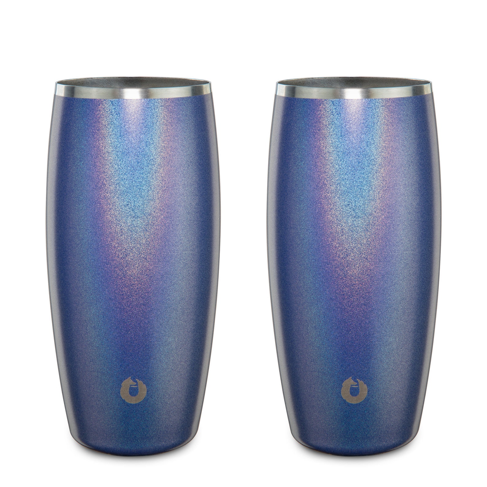 Stainless Steel Beer Glass Set of 2 - Etsy