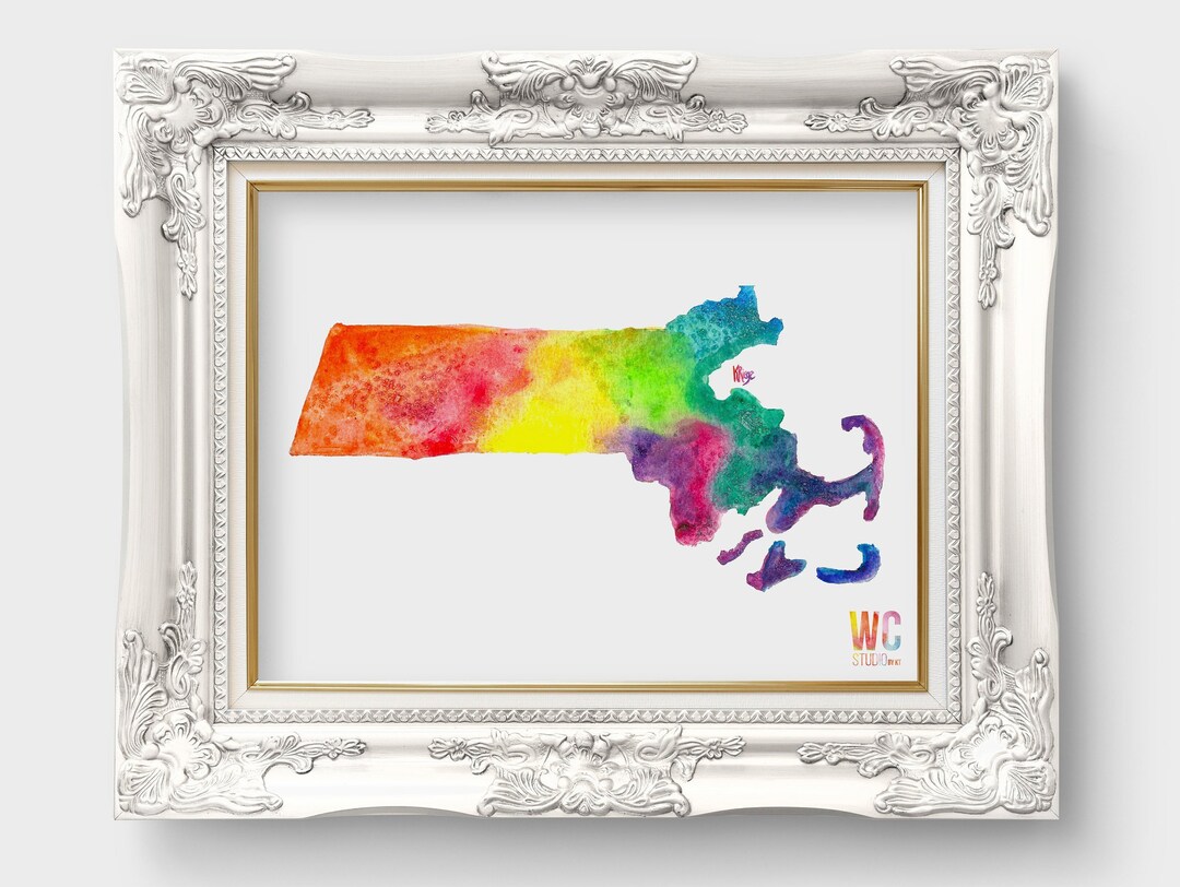 Massachusetts Watercolor, State Art, Atlantic Art, New England Art ...