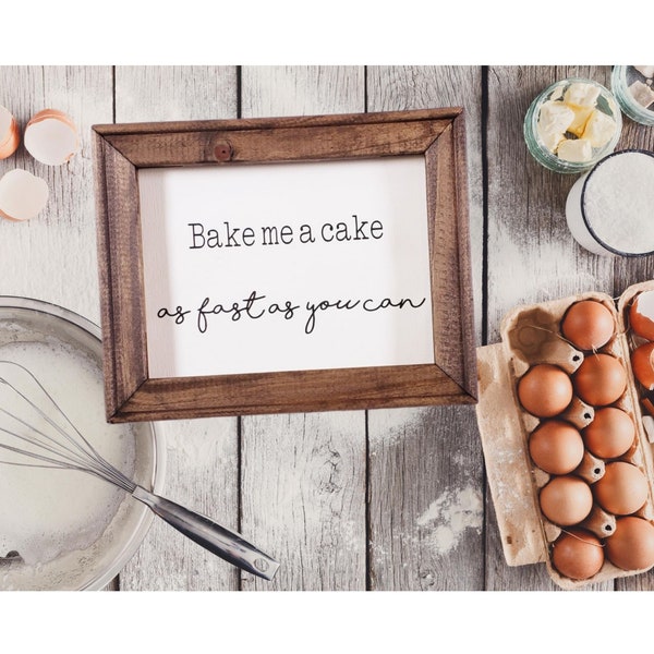 Bake Sign - Etsy