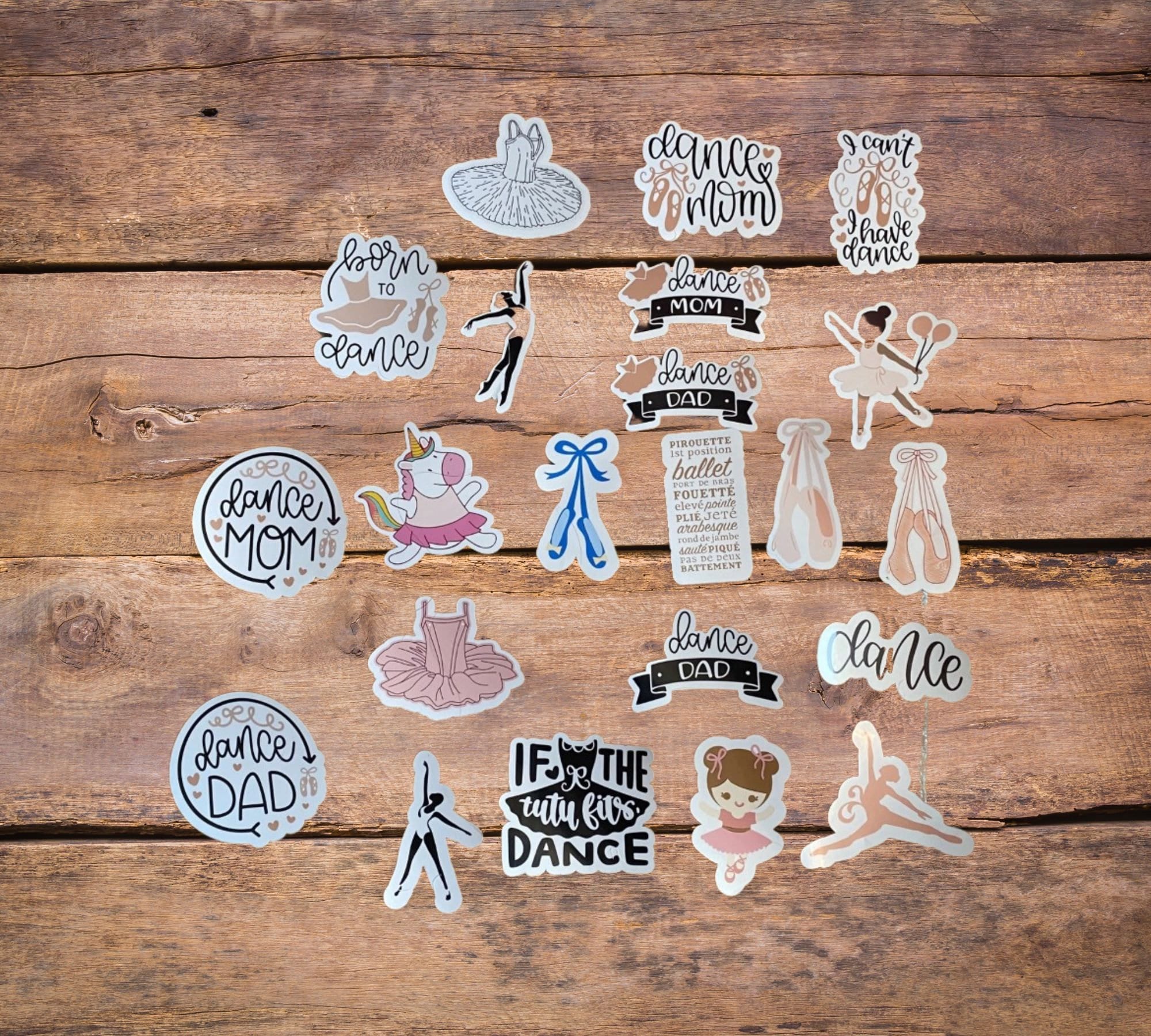 Dance Stickers, Dance Decals, Dance Stickers for Water Bottle, Dance ...