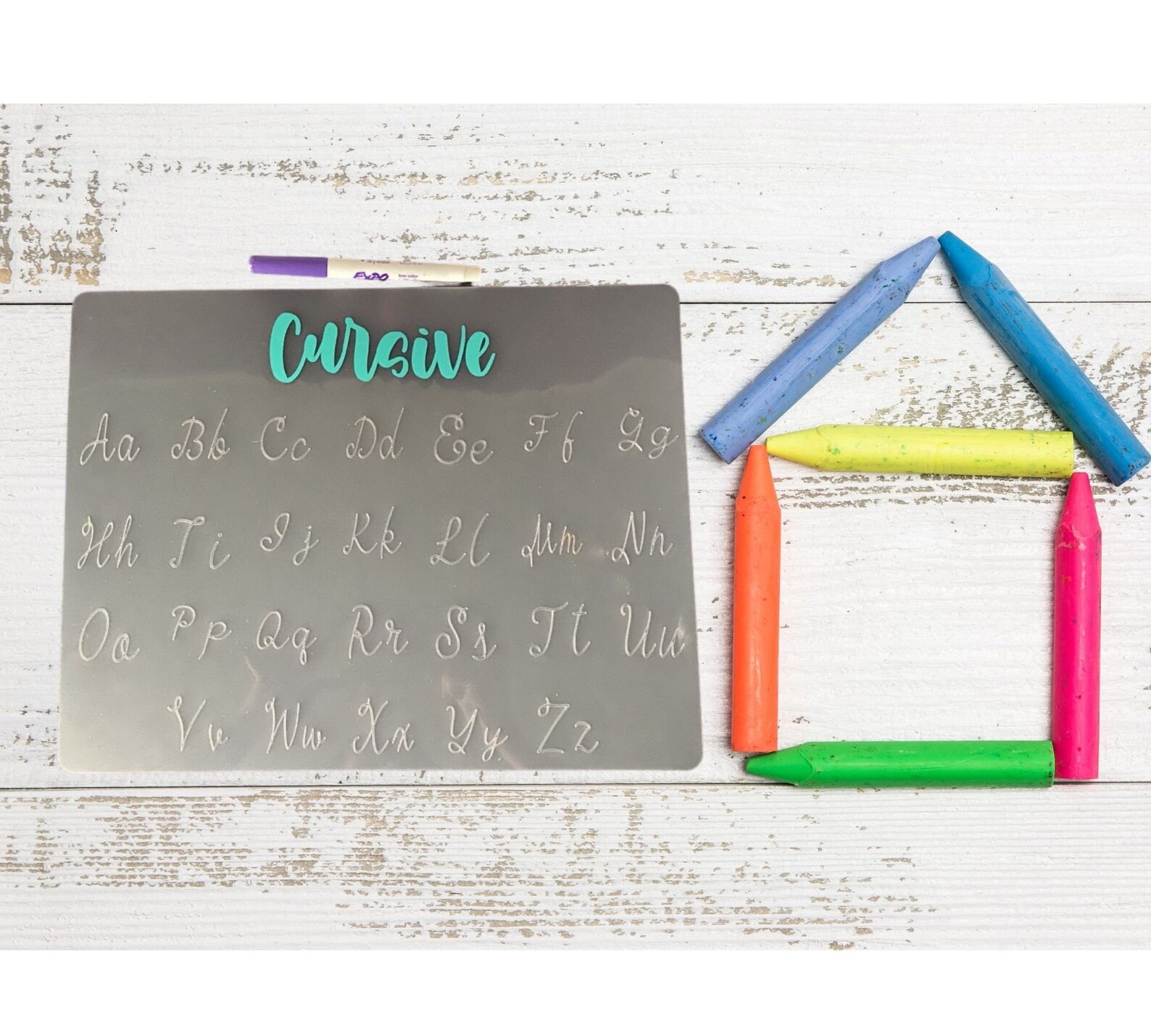 Alphabet Tracing Mat, Tracing Shapes Mat, Personalized Name Tracing ...