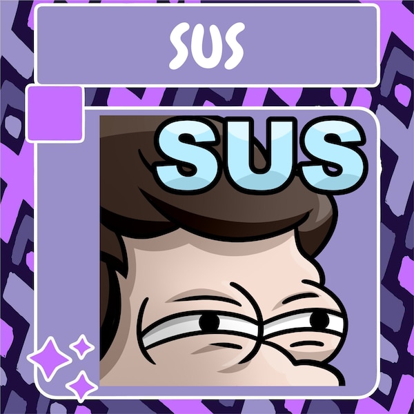 Twitch Emotes Sus - Etsy