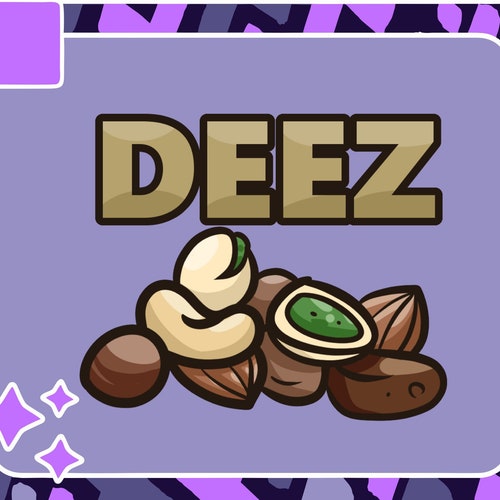 Deez Nuts Emote Twitch Emote Youtube Emote Discord Emote - Etsy
