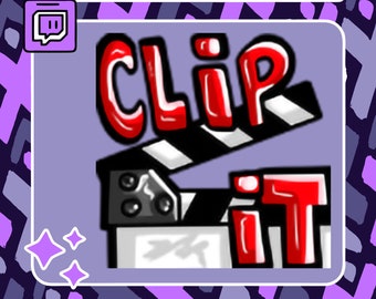 Clip It Emote Twitch Emote Youtube Emote Discord Emote | Etsy