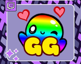 GG EZ Emote Twitch Emote Youtube Emote Discord Emote | Etsy