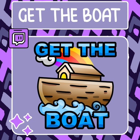 Get the Boat Emote Twitch Emote Youtube Emote Discord | Etsy