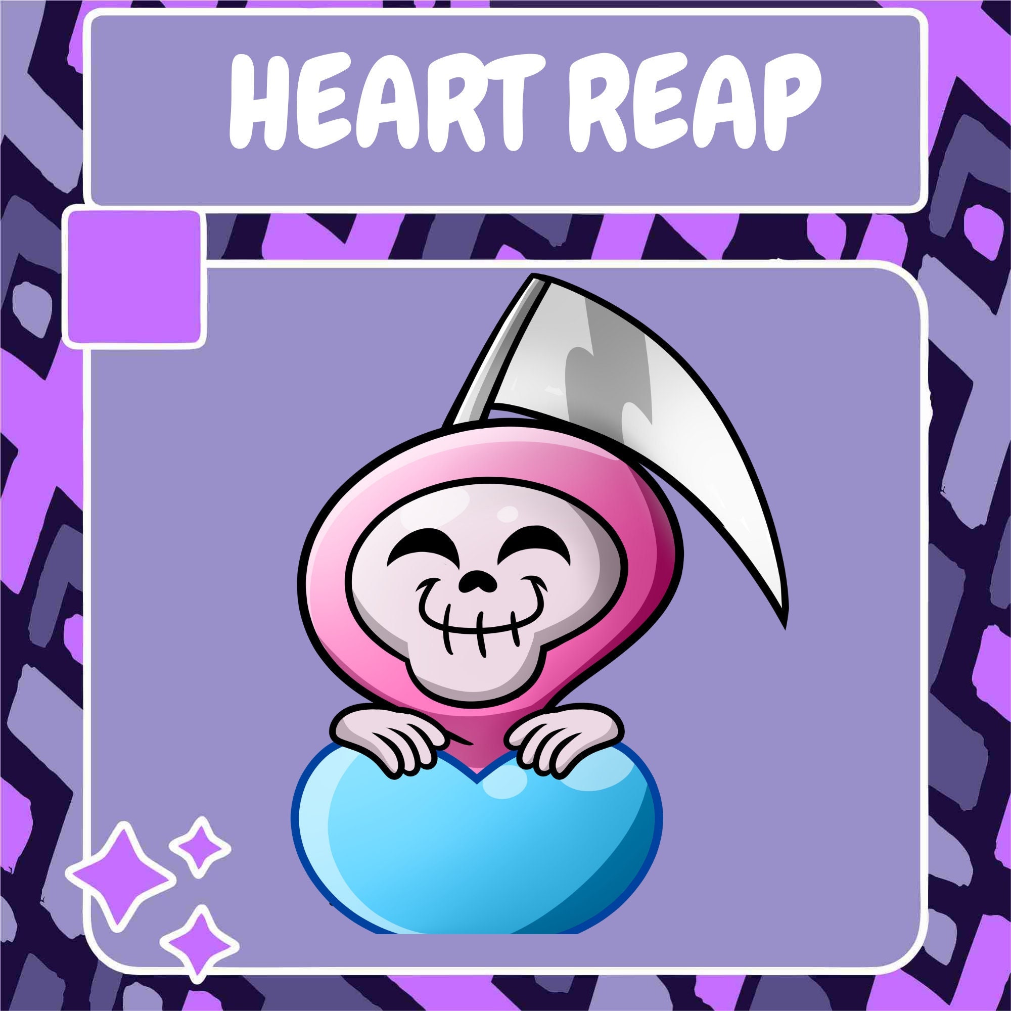 Heart Reaper Emote Twitch Emote Youtube Emote Discord Emote Community ...