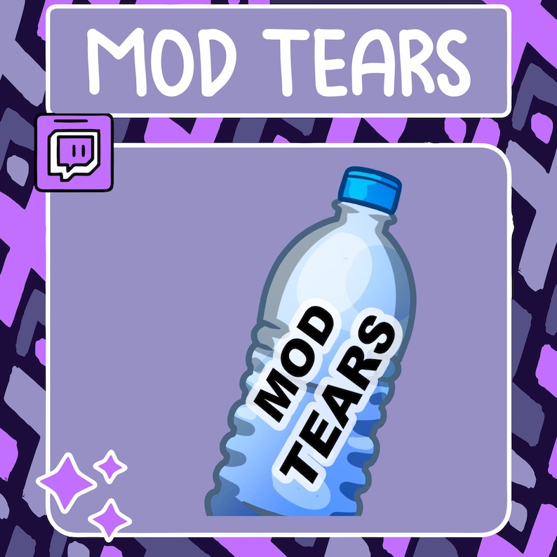 Mod Tears Emote | Twitch Emote | Youtube Emote | Discord Emote ...