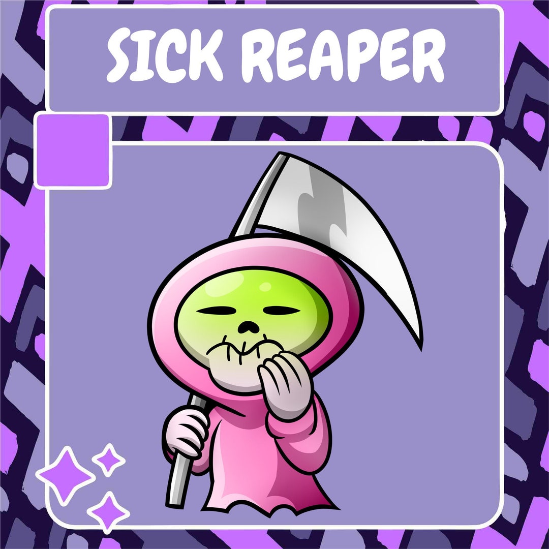Sick Reaper Emote Twitch Emote Youtube Emote Discord - Etsy