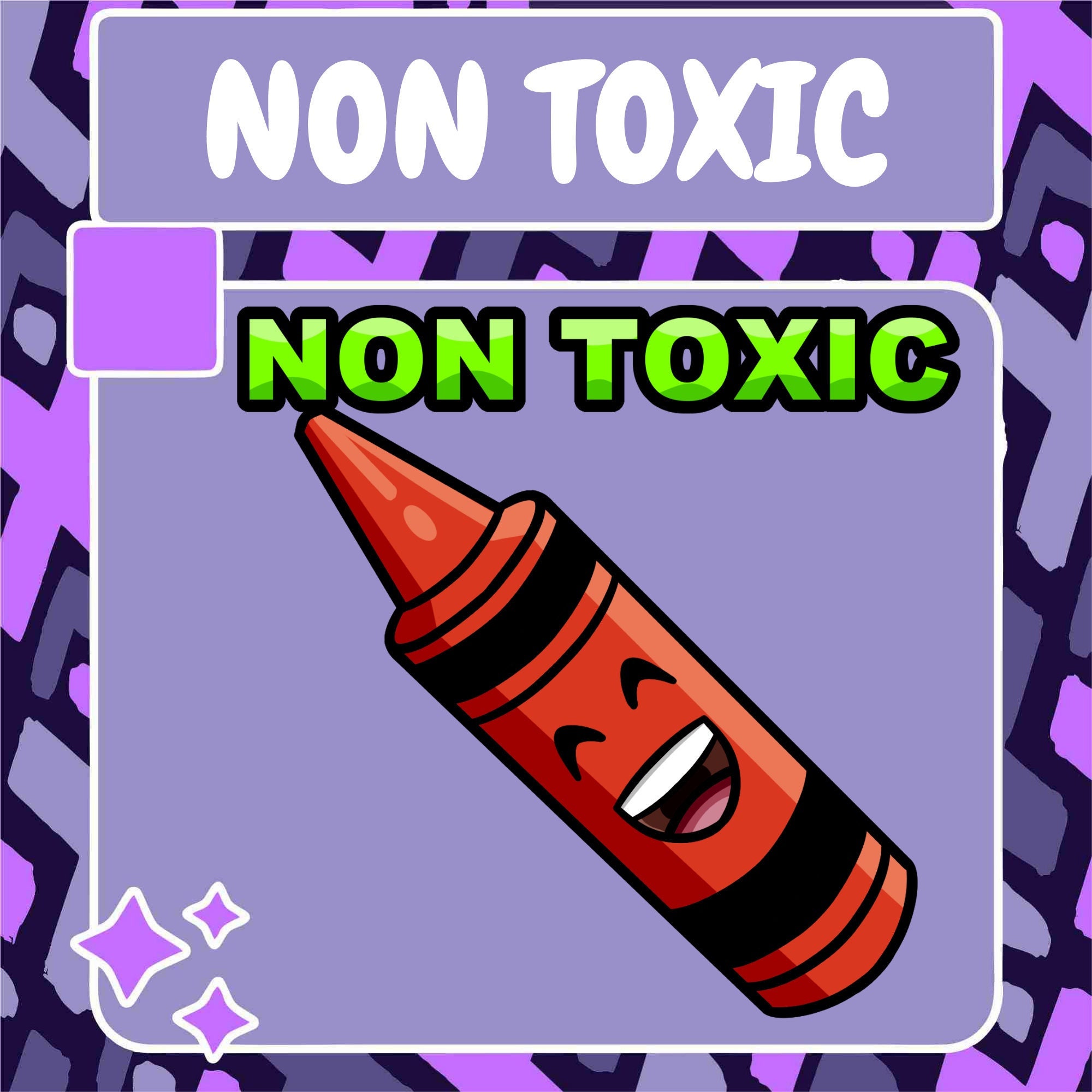 Non-toxic Crayon Emote | Twitch Emote | Youtube Emote | Discord Emote ...