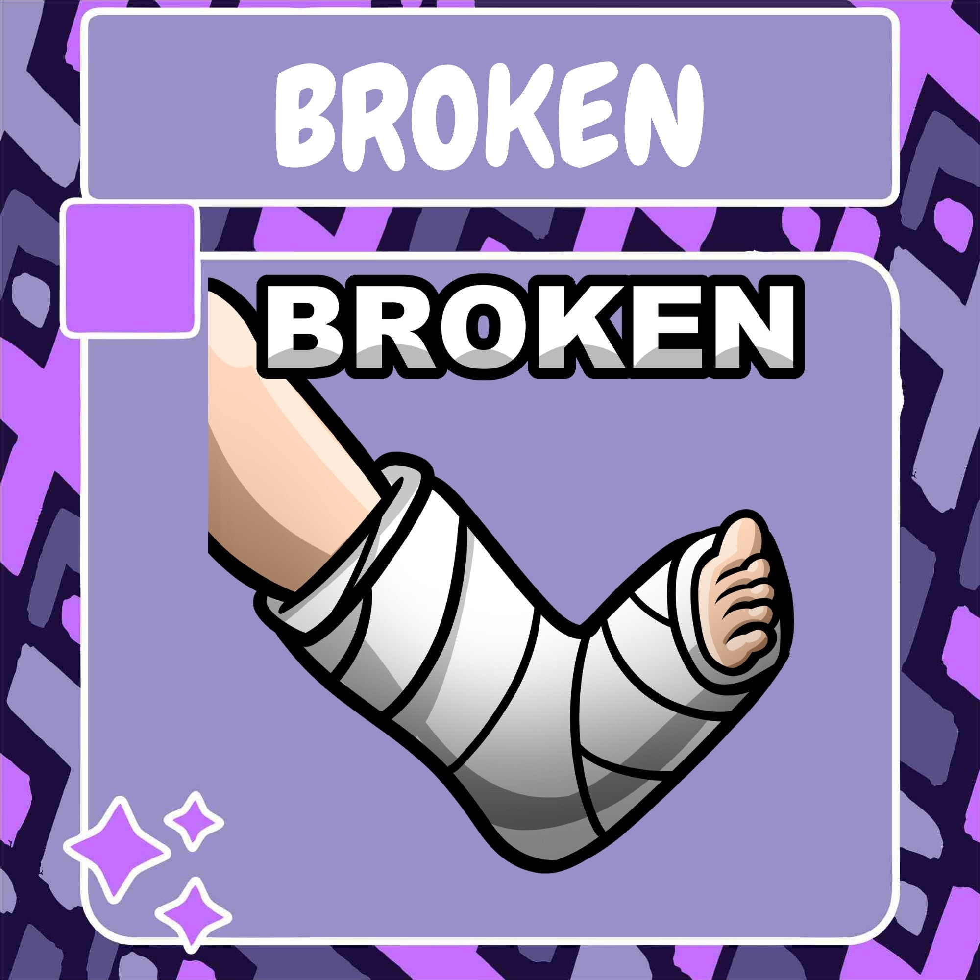 Broken Emote Twitch Emote Youtube Emote Discord Emote Community Emote ...