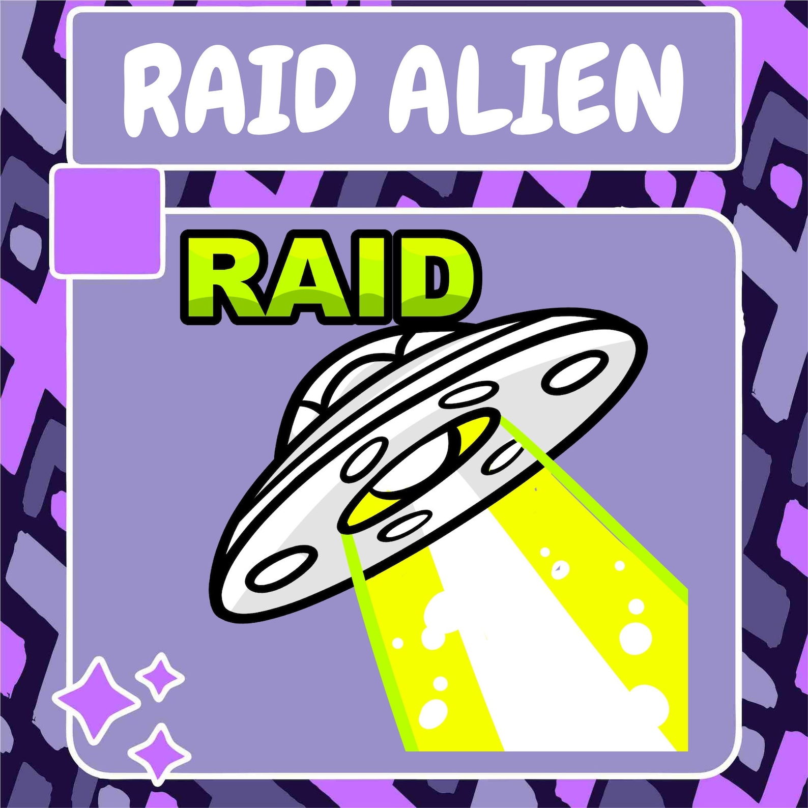 Alien Raid Emote | Twitch Emote | Youtube Emote | Discord Emote ...