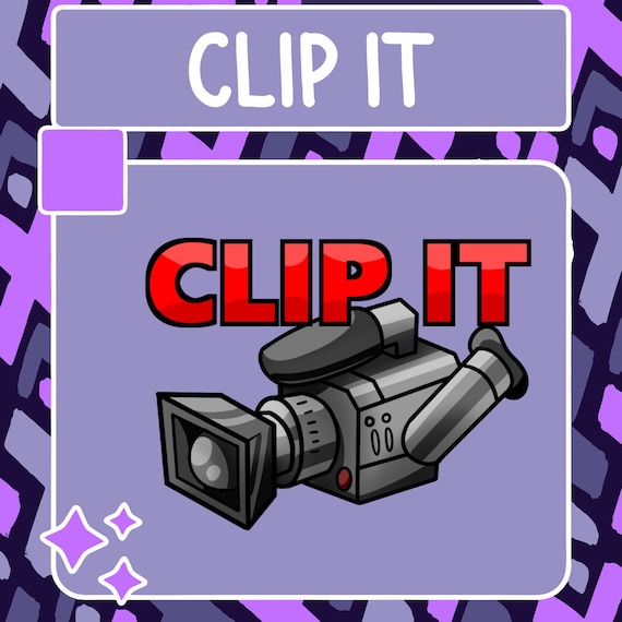 Clip It Emote Twitch Emote Youtube Emote Discord Emote - Etsy