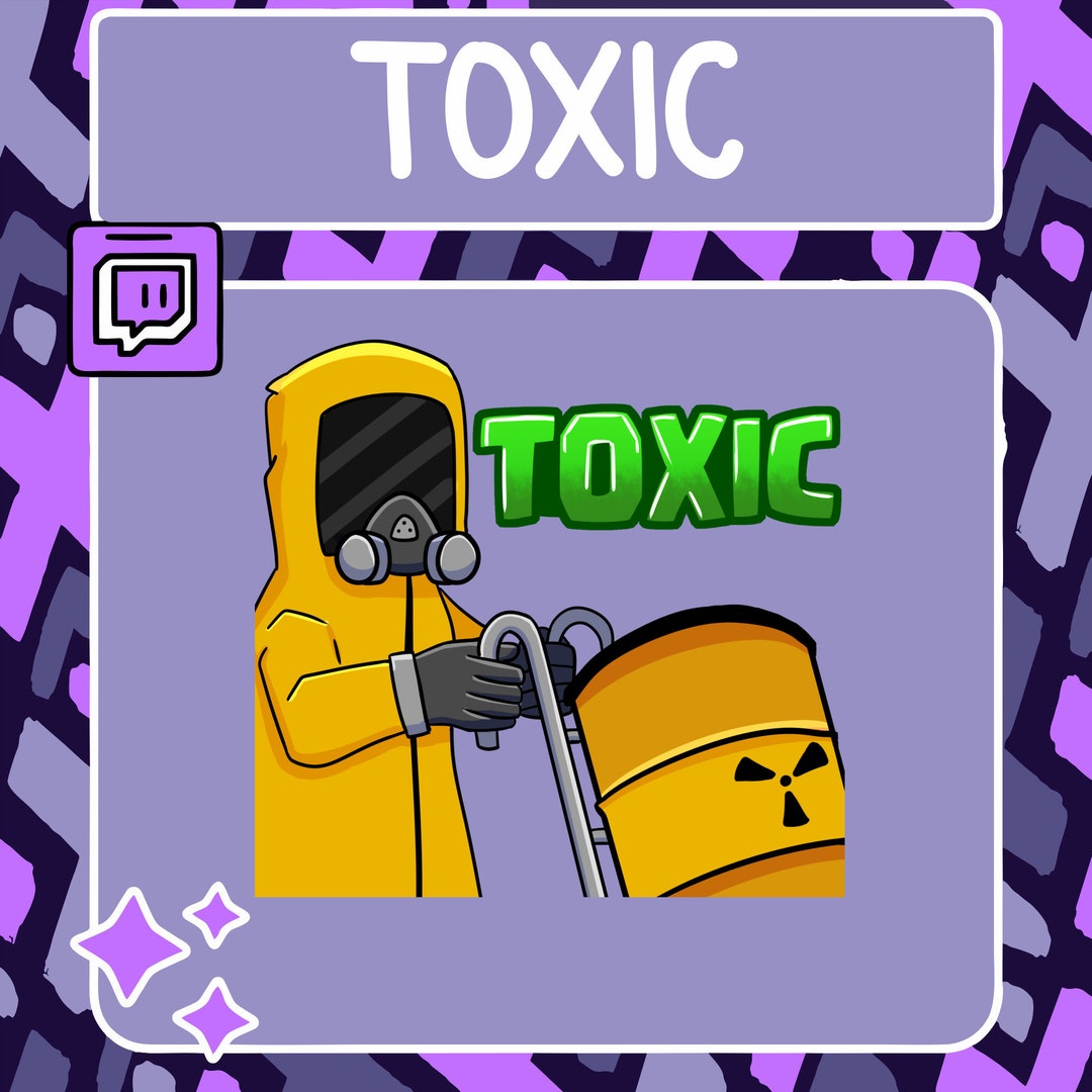 Toxic Hazmat Emote | Twitch Emote | Youtube Emote | Discord Emote ...
