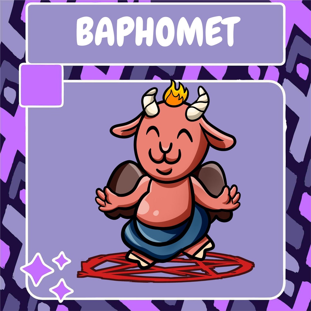 Baphomet Emote Twitch Emote Youtube Emote Discord Emote Community Emote ...