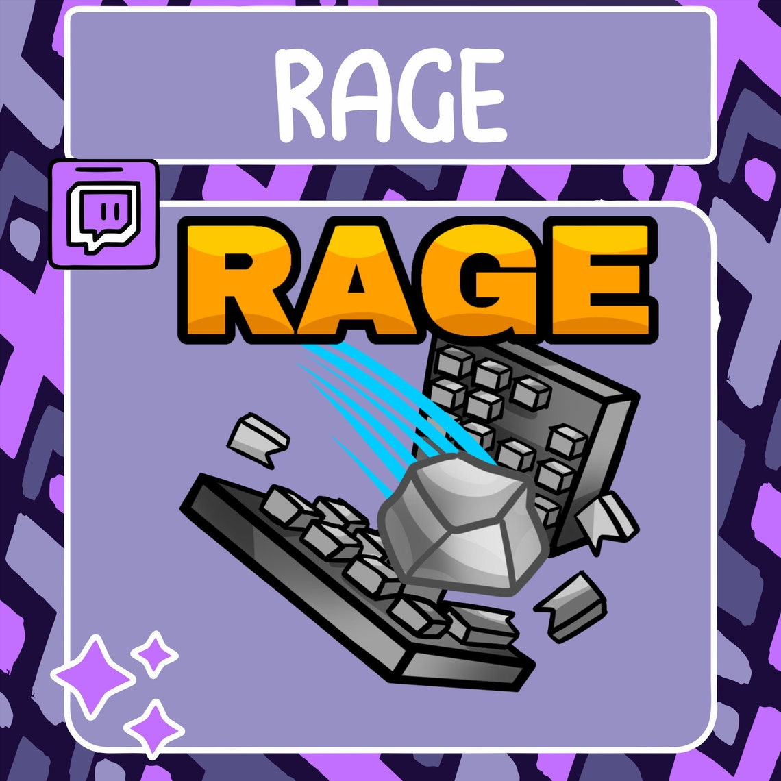 Rage Emote Twitch Emote Youtube Emote Discord Emote Community Emote ...
