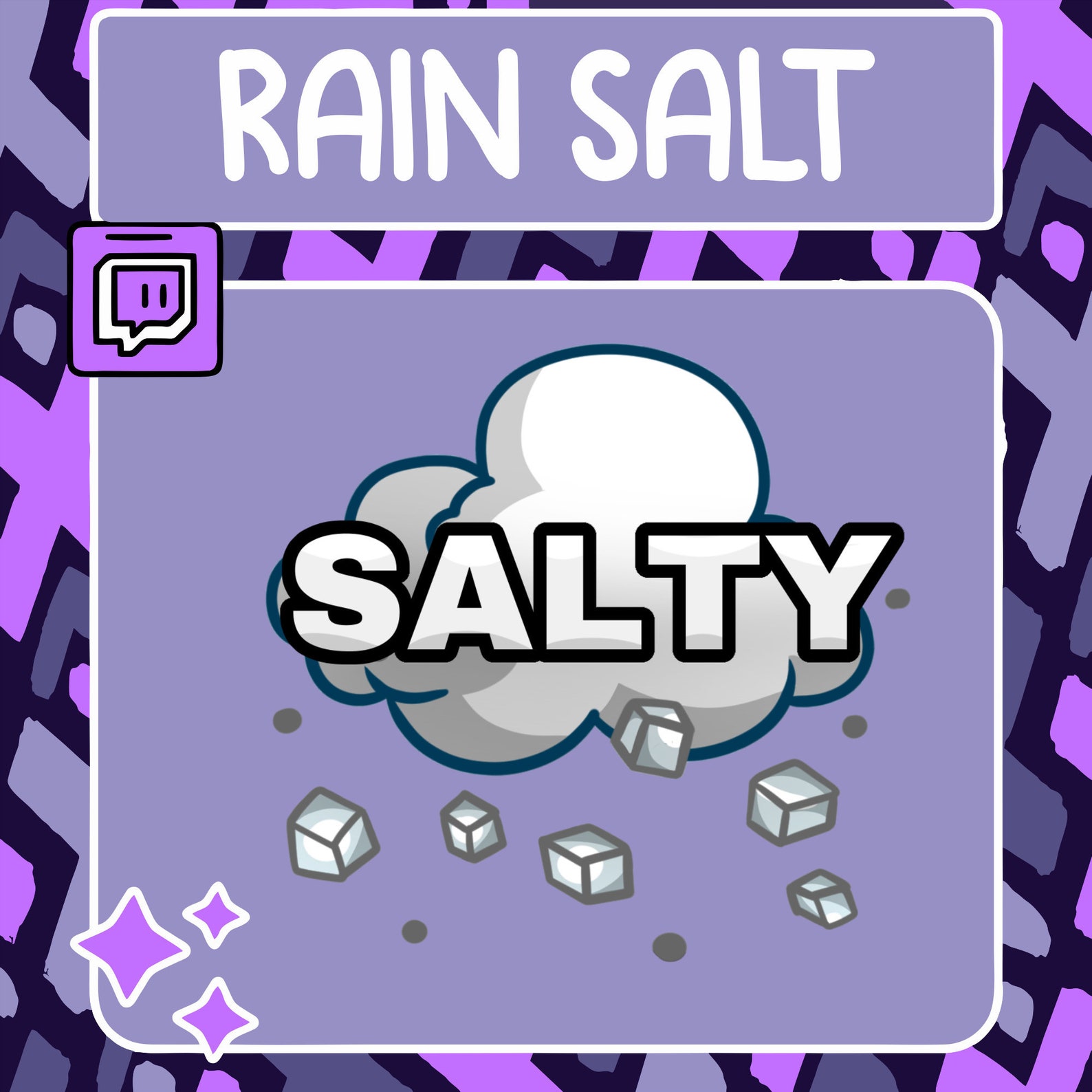 Raining Salt Emote | Twitch Emote | Youtube Emote | Discord Emote ...