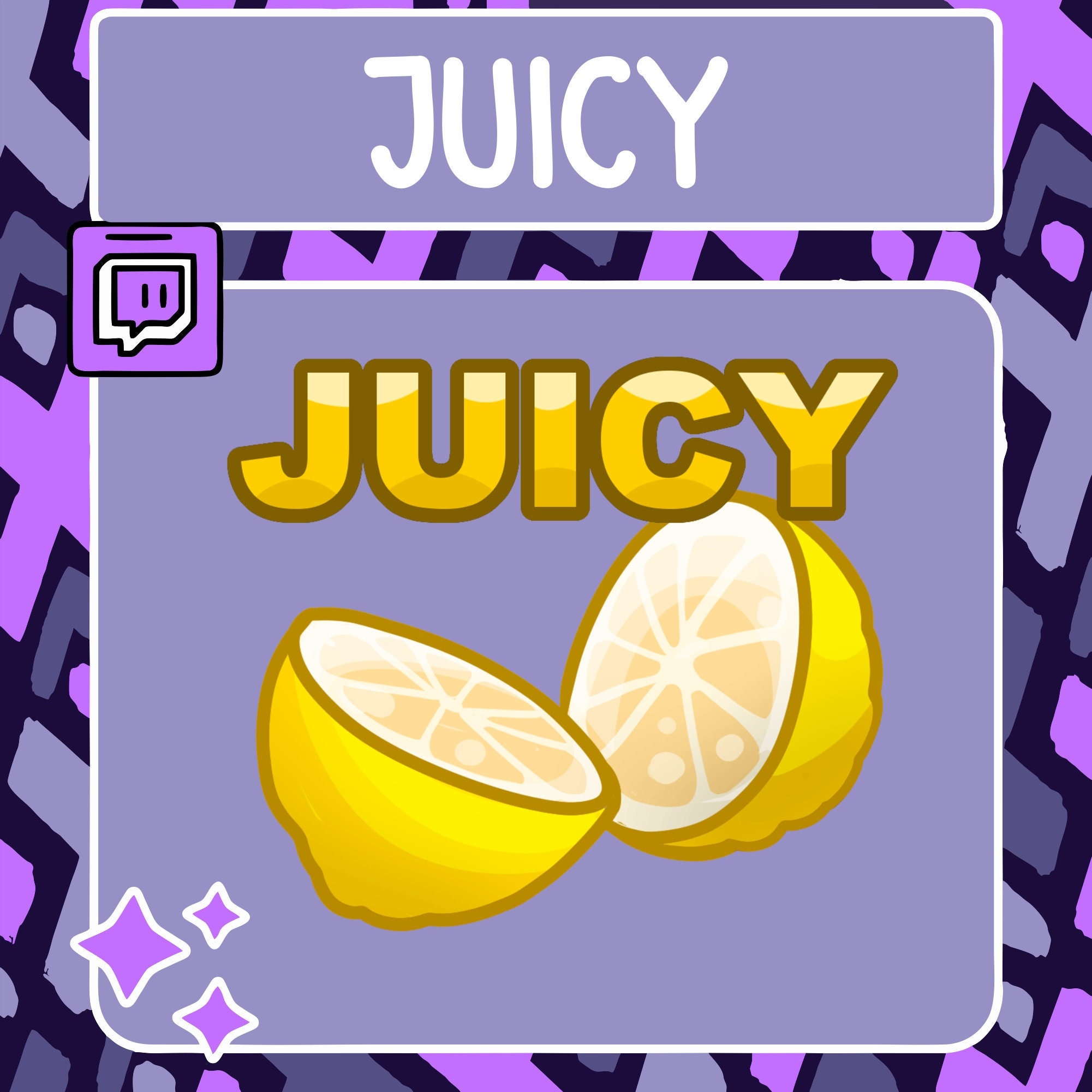 Juicy Lemon Emote Twitch Emote Youtube Emote Discord Emote Community ...