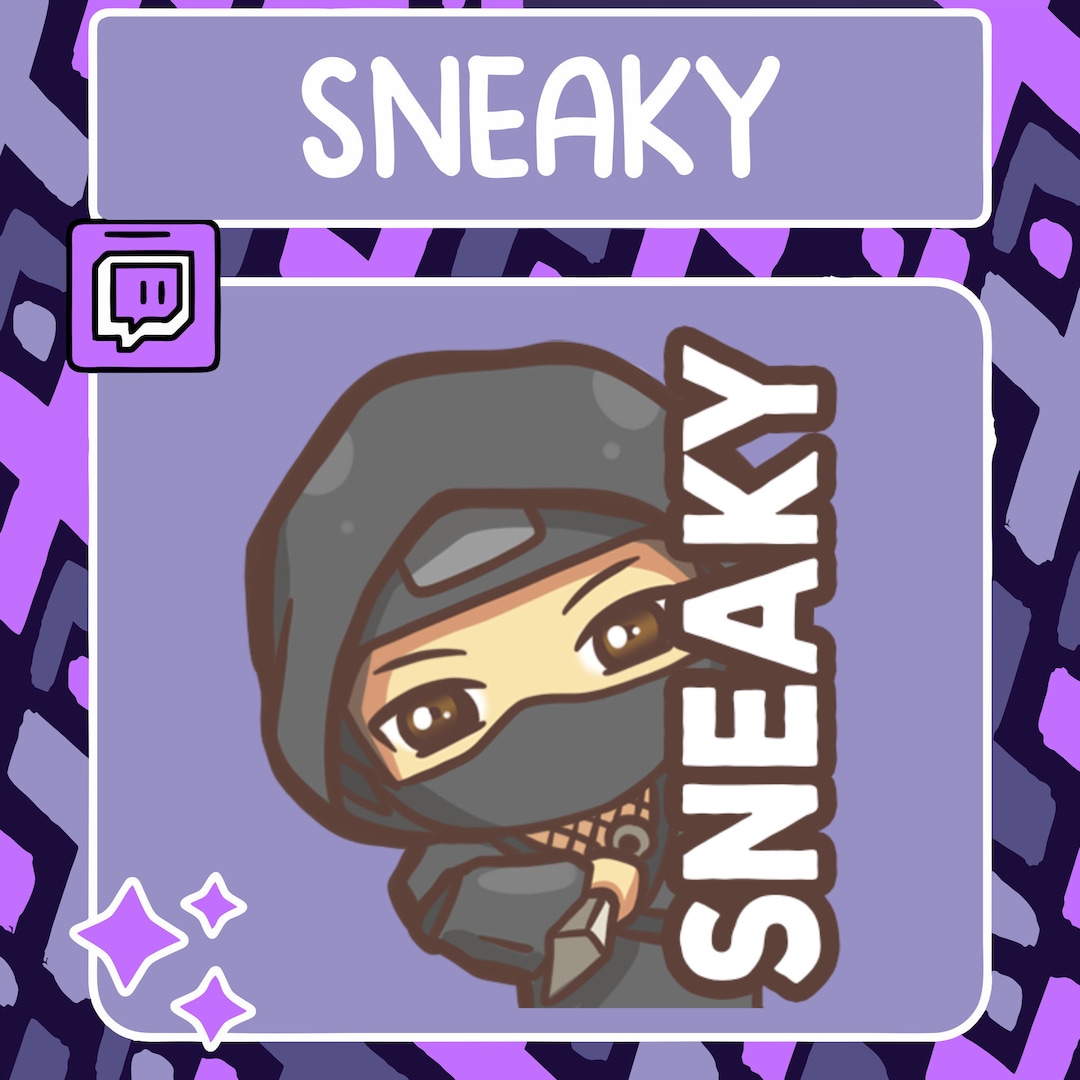 Sneaky Emote | Twitch Emote | Youtube Emote | Discord Emote | Community ...