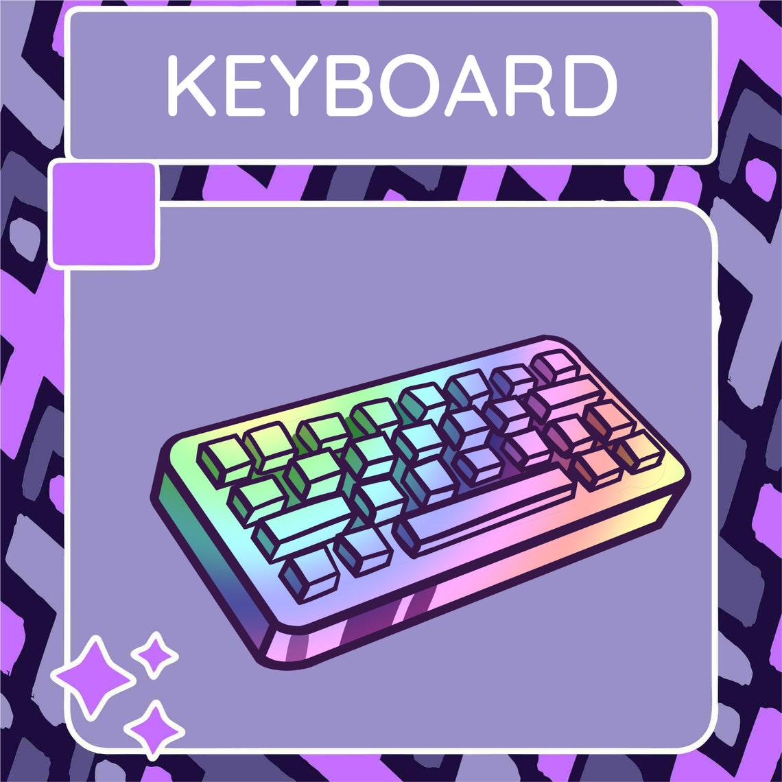 Rainbow Keyboard Emote | Twitch Emote | Youtube Emote | Discord Emote ...