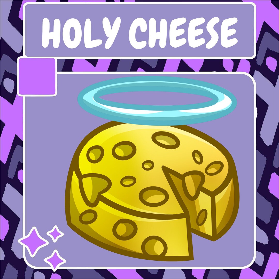 Holy Cheese Emote | Twitch Emote | Youtube Emote | Discord Emote ...