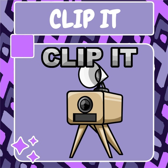 Clip It Emote Twitch Emote Youtube Emote Discord Emote - Etsy
