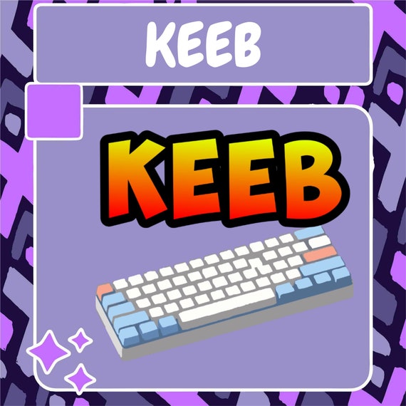 Keeb Keyboard Emote Twitch Emote Youtube Emote Discord | Etsy