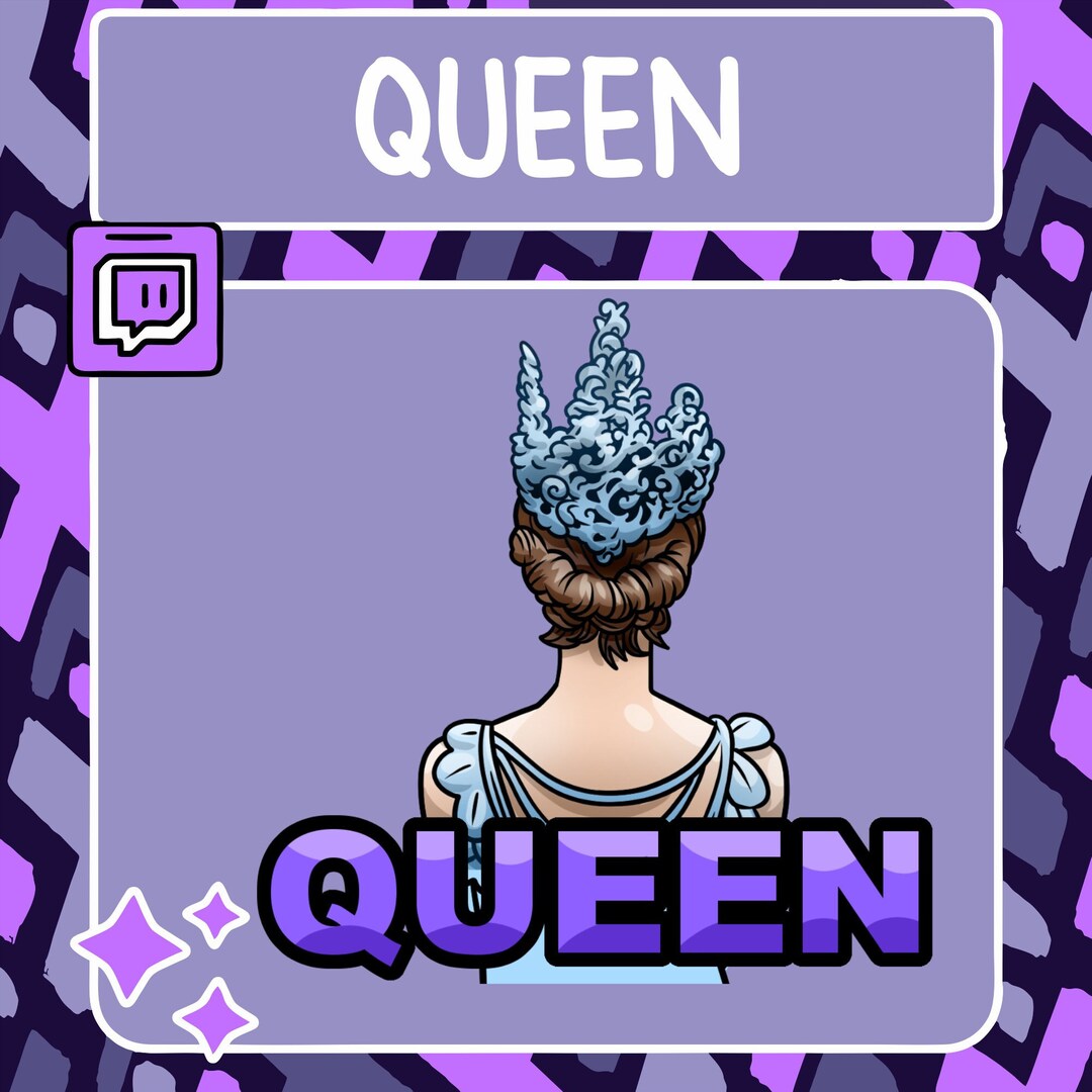 Queen Emote | Twitch Emote | Youtube Emote | Discord Emote | Community ...