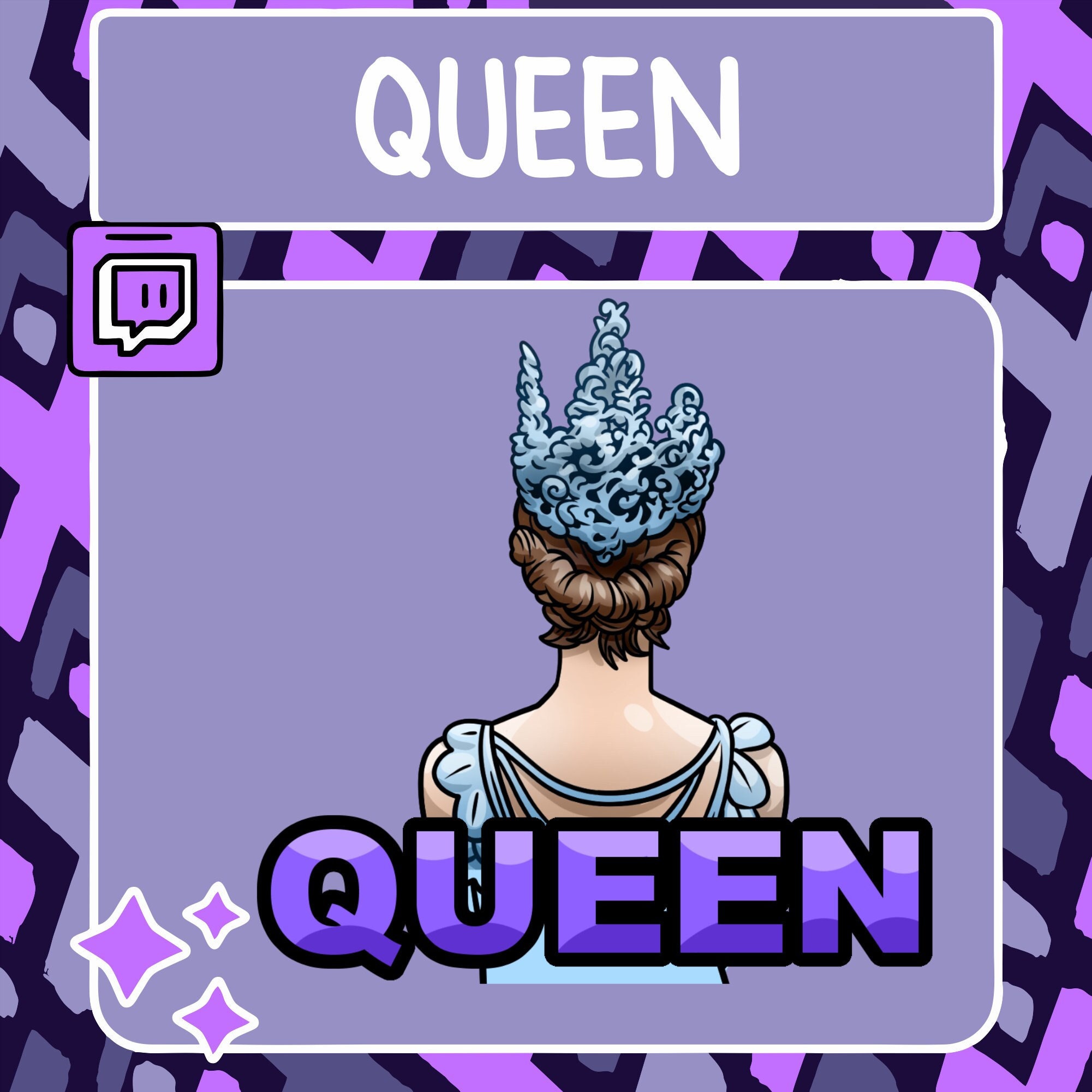 Queen Emote Twitch Emote Youtube Emote Discord Emote Community Emote ...