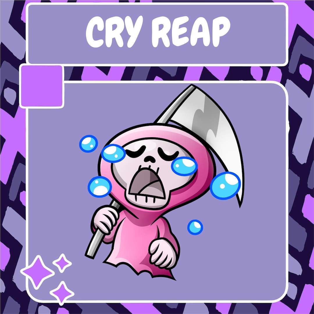 Crying Reaper Emote | Twitch Emote | Youtube Emote | Discord Emote ...