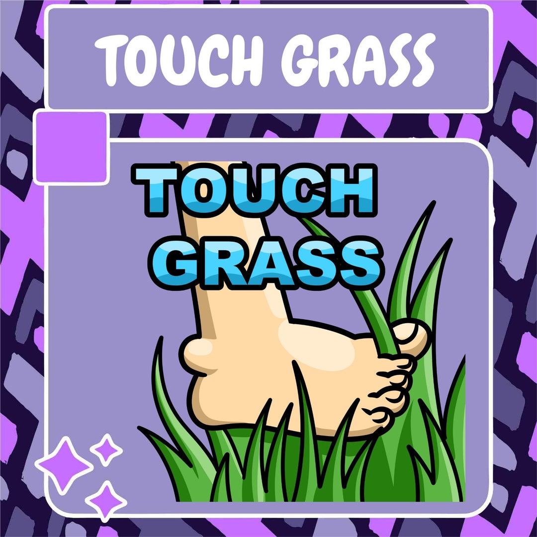 Touch Grass Emote | Twitch Emote | Youtube Emote | Discord Emote ...