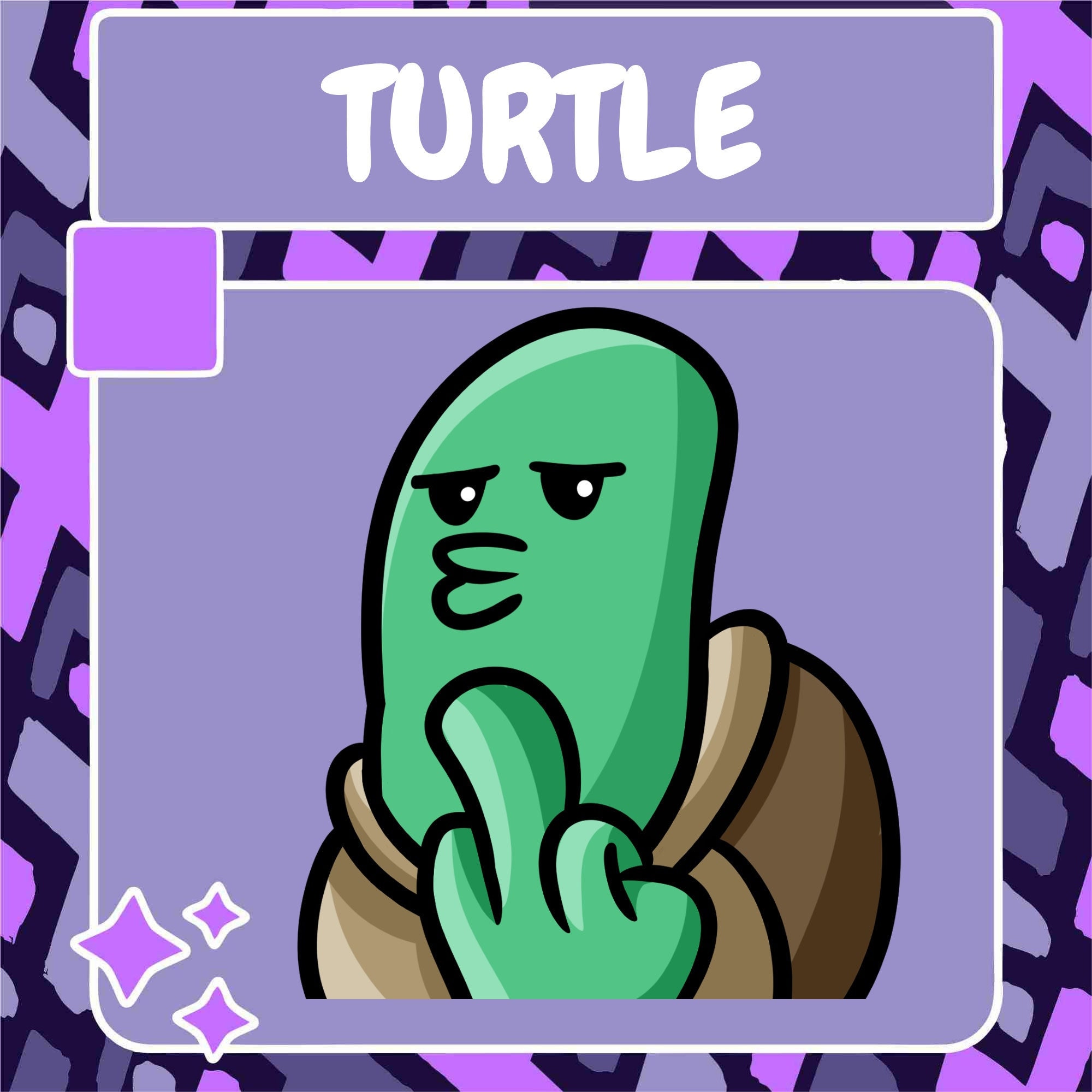 Turtle Finger Emote Twitch Emote Youtube Emote Discord Emote Community ...