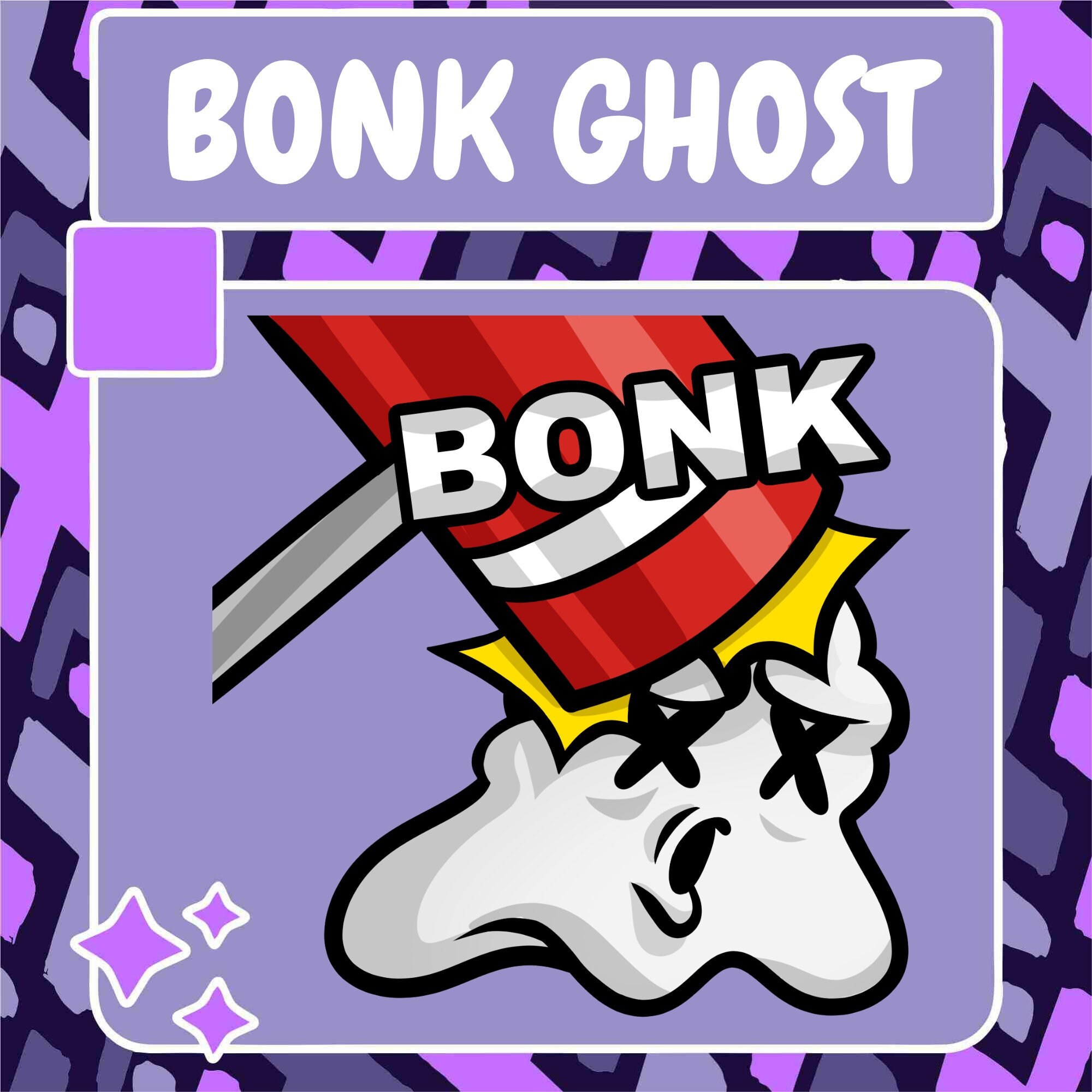 Bonk Ghost Emote | Twitch Emote | Youtube Emote | Discord Emote ...