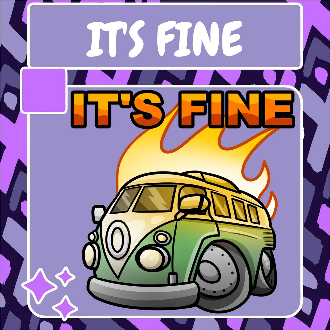 It's Fine Emote | Twitch Emote | Youtube Emote | Discord Emote ...