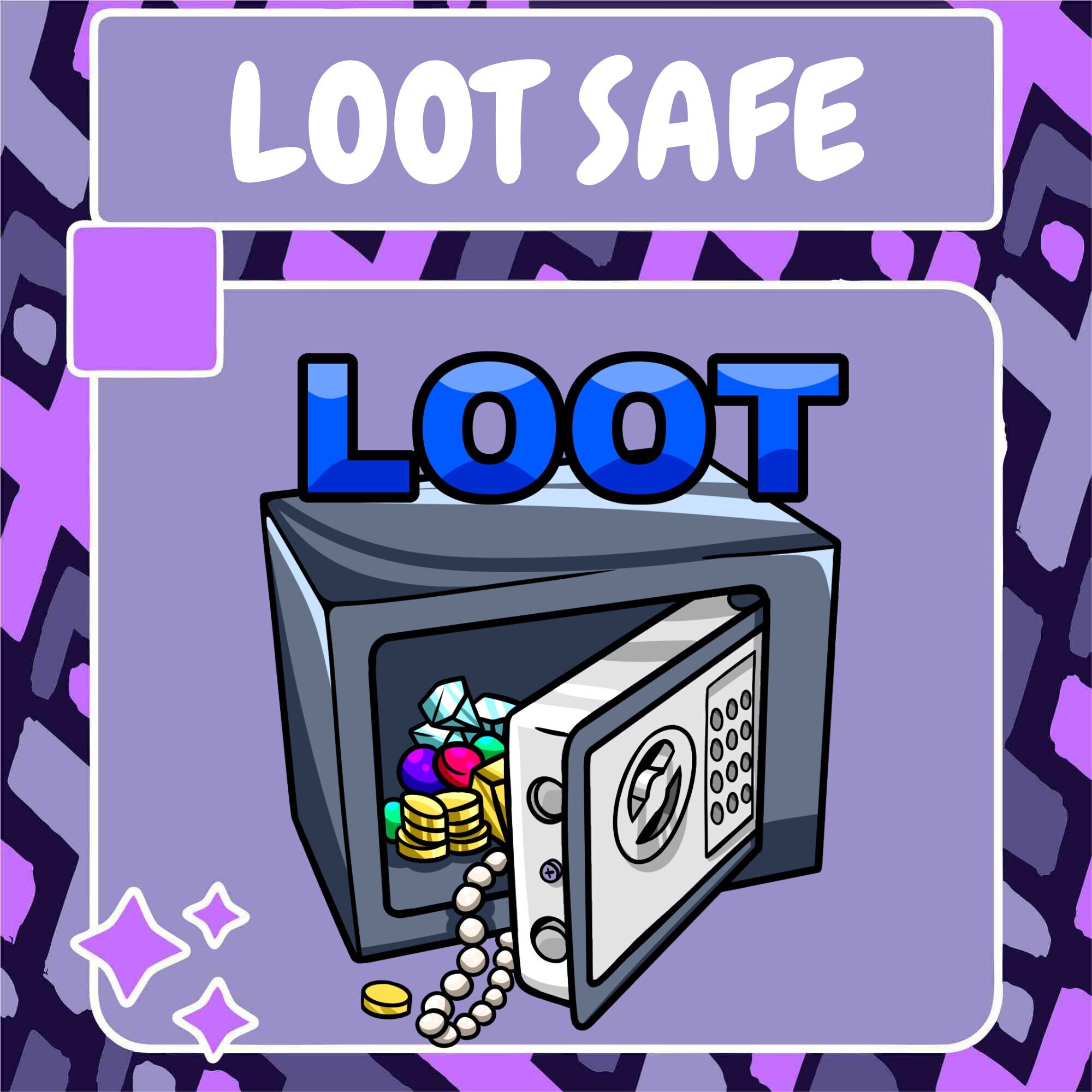 Loot Safe Emote | Twitch Emote | Youtube Emote | Discord Emote ...