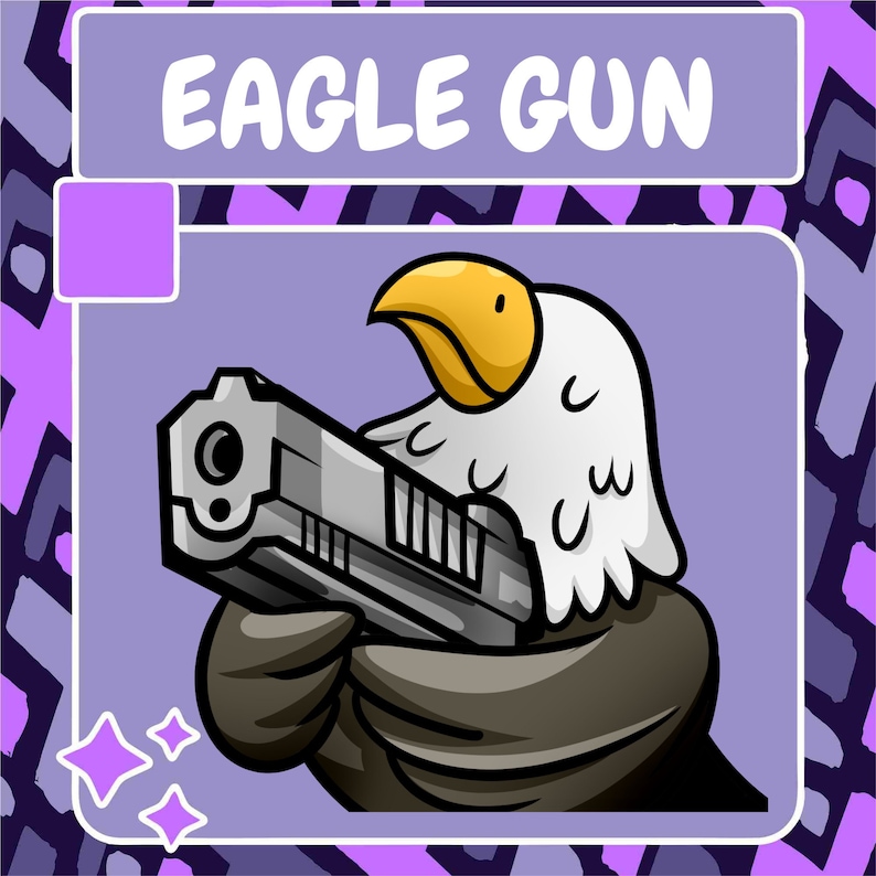 Eagle Gun Emote Twitch Emote Youtube Emote Discord Emote Community ...